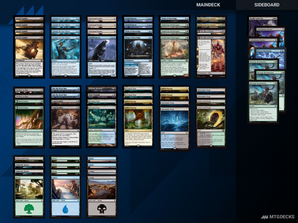 Arena Standard Sultai gambit for event deck by Yellowhat • MTG DECKS