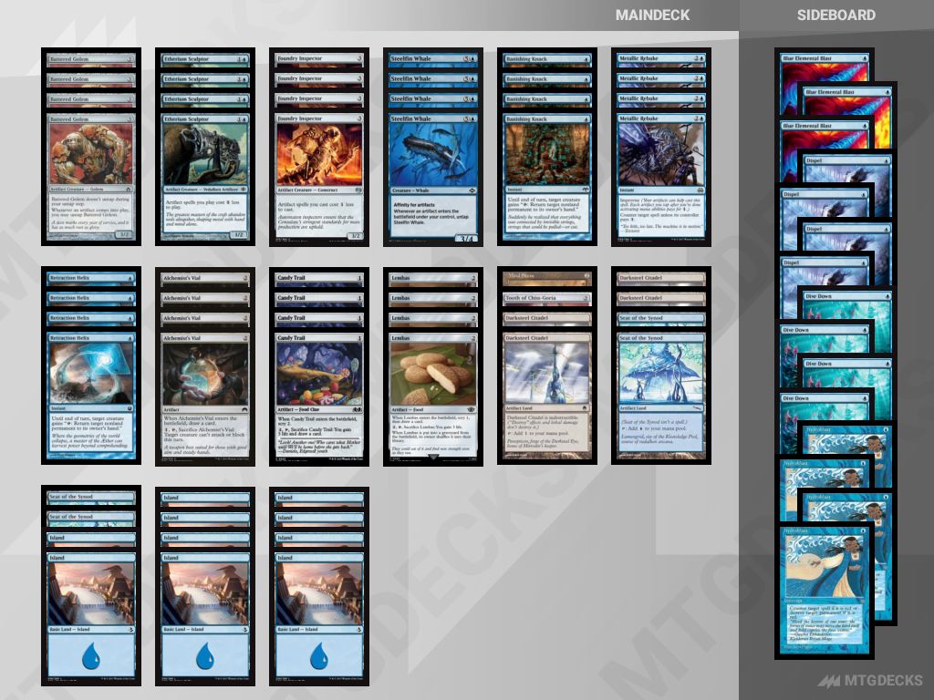 Pauper Steelfin Fast Combo deck by Frederik I. • MTG DECKS