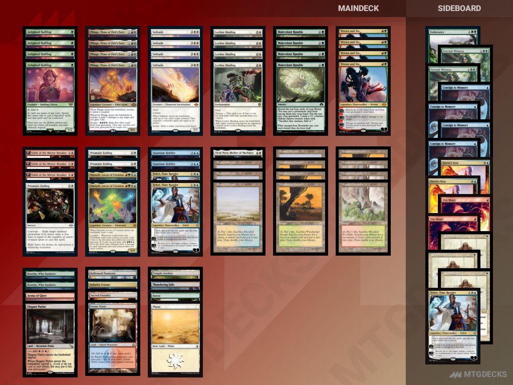 Modern 4 Color Omnath deck by TrueHero • MTG DECKS