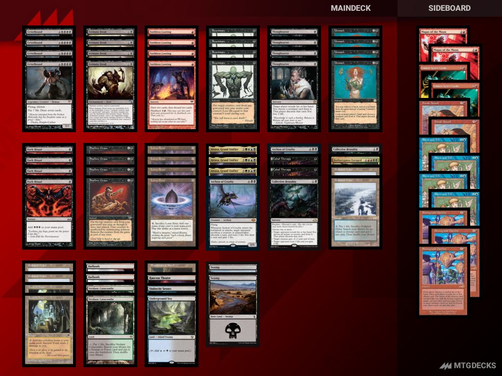 Legacy Reanimator deck by Magic_Dads71522 • MTG DECKS