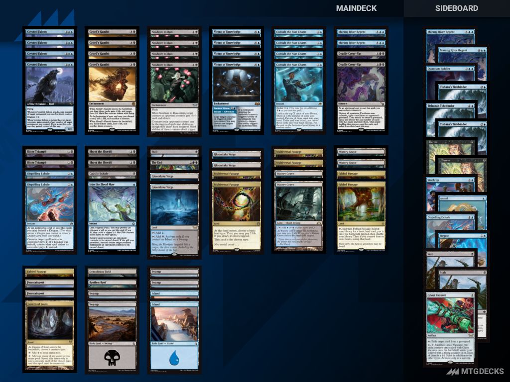 Standard Dimir Control deck by genkinman2 • MTG DECKS