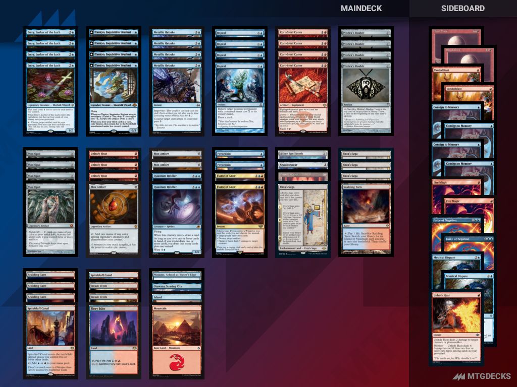 Modern Izzet Metalcraft deck by Varo • MTG DECKS