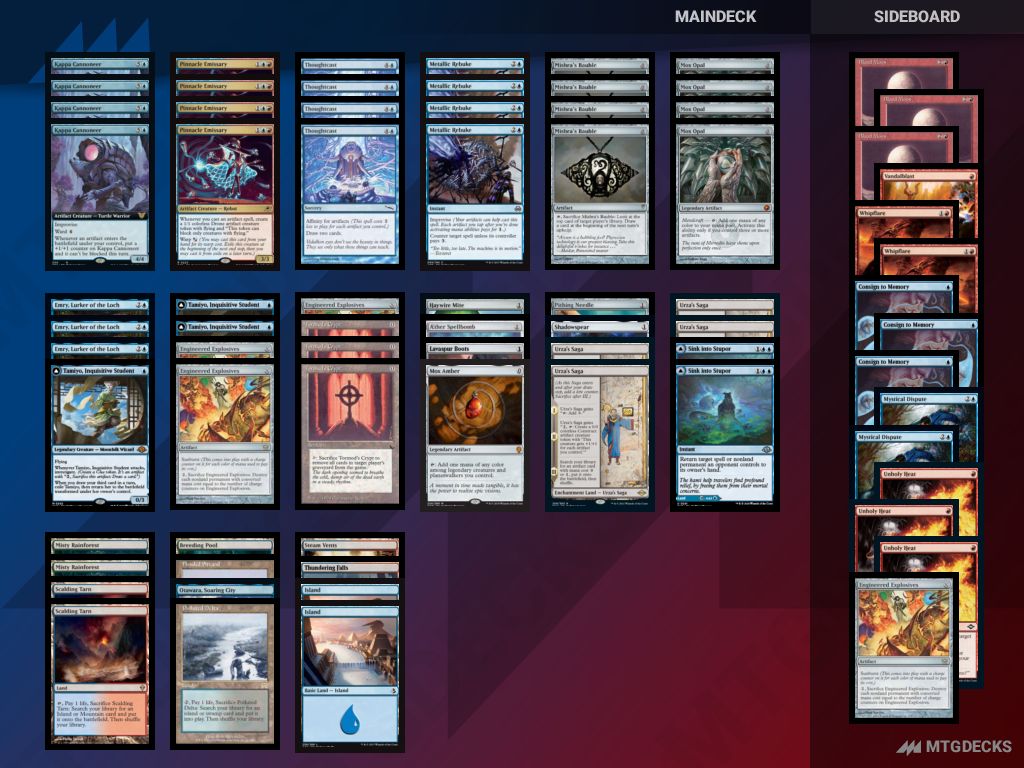 Modern Affinity deck by Aschop • MTG DECKS