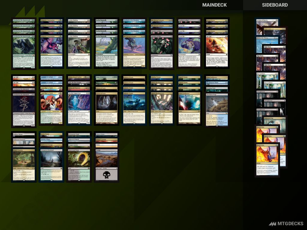 Pioneer Enigmatic Incarnation deck by Ishida Yoshinobu • MTG DECKS