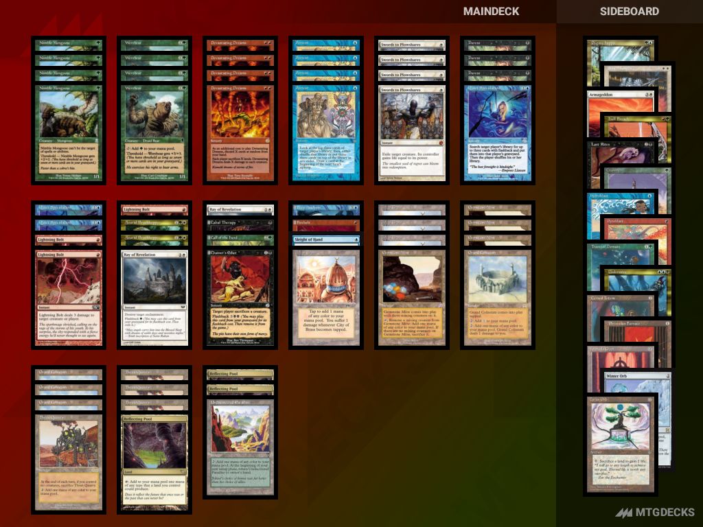 Premodern Rogue deck by Moritz von Müller • MTG DECKS