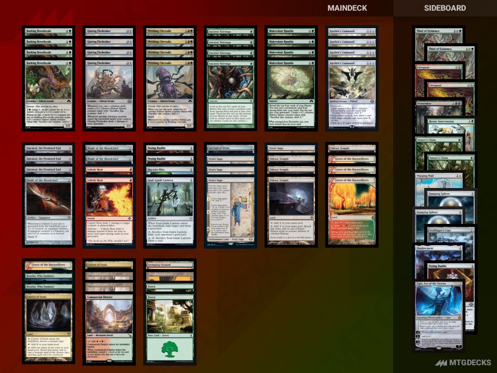 Modern Eldrazi Bloodchief Combo deck by Videgain • MTG DECKS