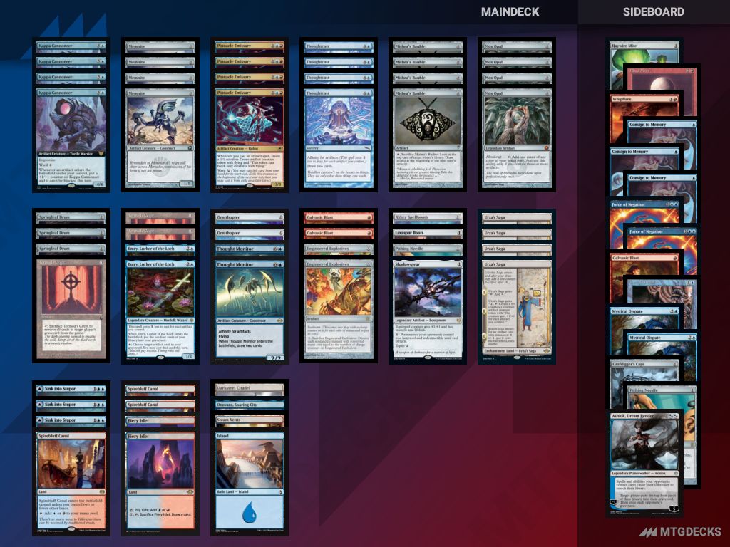 Modern Affinity deck by Danielh6 • MTG DECKS