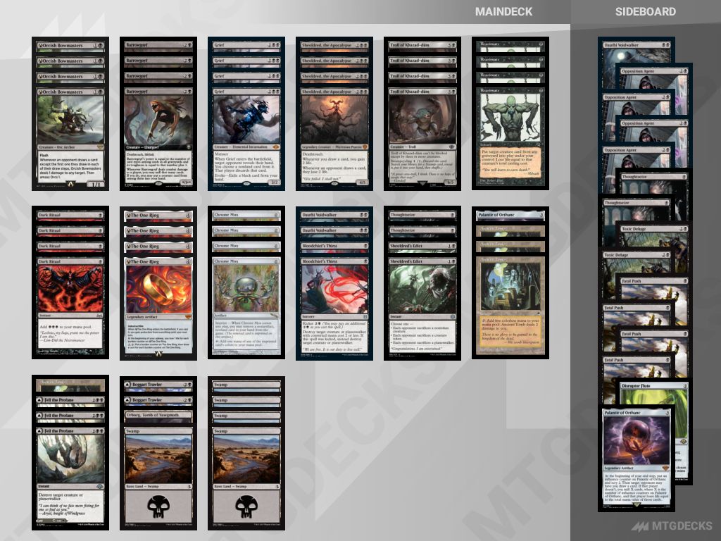 Arena Timeless [T] Mono Black deck by GeckoS • MTG DECKS