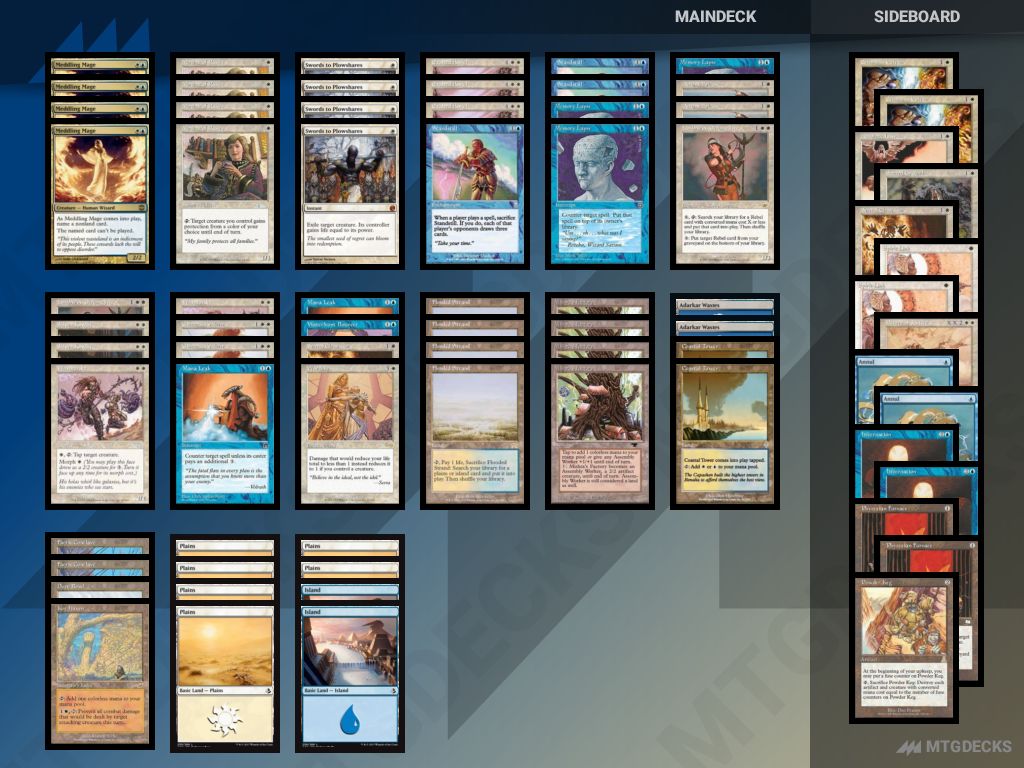 MTG Premodern Rebels top decks • MTG DECKS