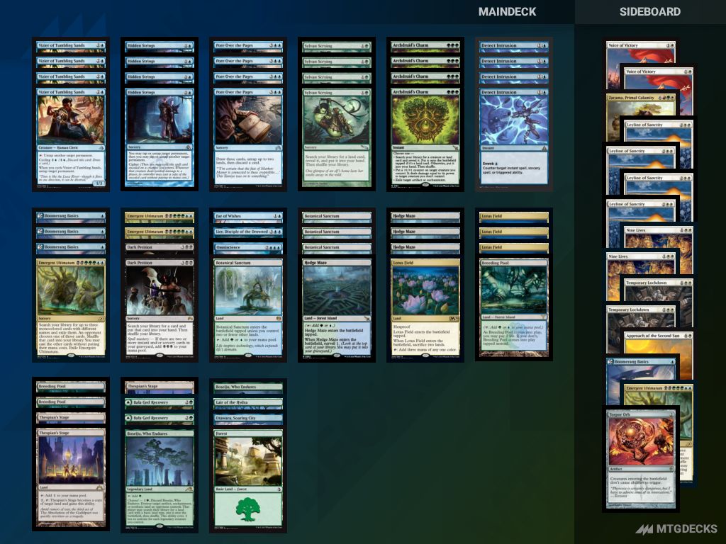 Pioneer Lotus Field Combo deck by PNascimento • MTG DECKS