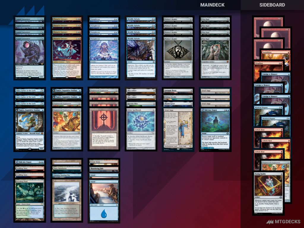 Modern Affinity deck by Aschop • MTG DECKS