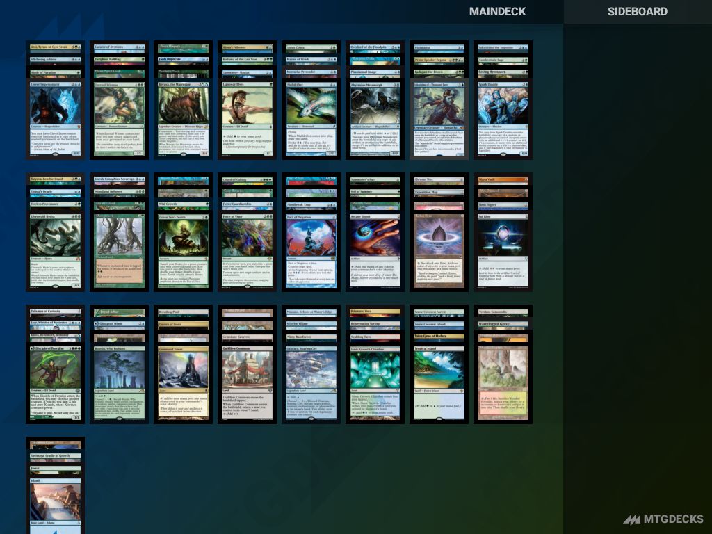 Sendai Commander Matsuri @Hareruya (Japan) | November 22 • MTG DECKS