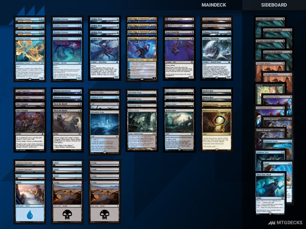 Standard Dimir Midrange deck by Matt Rosenbloom • MTG DECKS