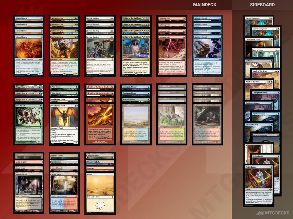 Modern Domain Zoo deck by Watanabe Tatsuhiko • MTG DECKS