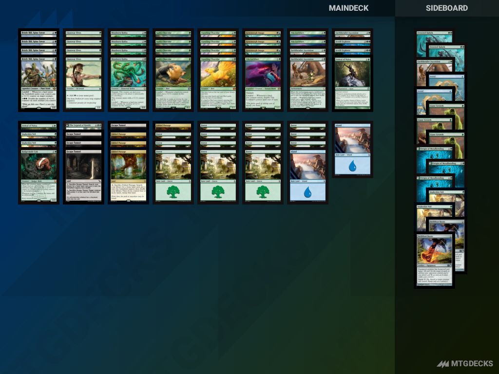 Standard Simic Aggro deck by papipupepoppo • MTG DECKS