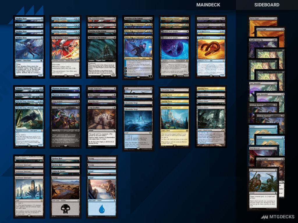 Standard Dimir Midrange deck by Myung Hyun Tak • MTG DECKS