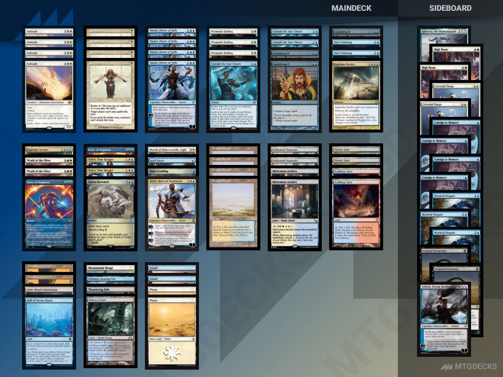 Modern Azorius (Kaheera) deck by Alex Poon • MTG DECKS
