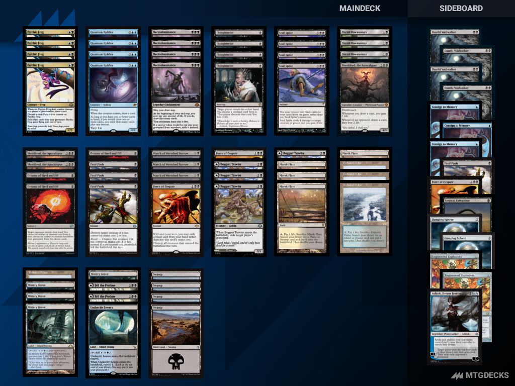 Modern Dimir Control deck by Jeffrey Cirasuolo • MTG DECKS