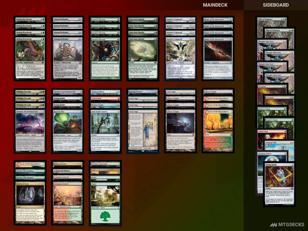 Modern Gruul Broodscale deck by Dylan Bauman • MTG DECKS