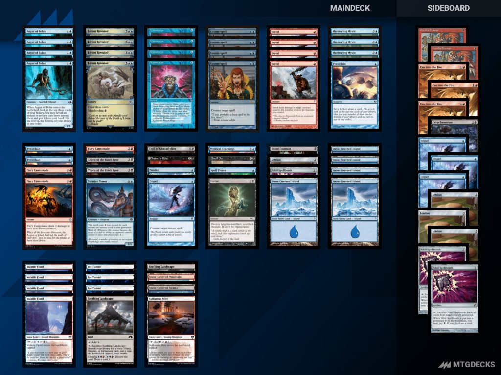 Pauper faltas snow deck by kolletao • MTG DECKS