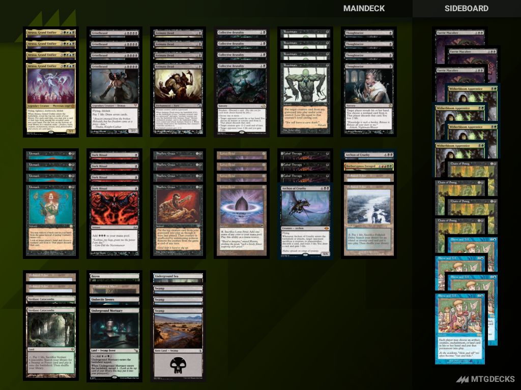 Legacy Reanimator deck by Magic_Dads71522 • MTG DECKS