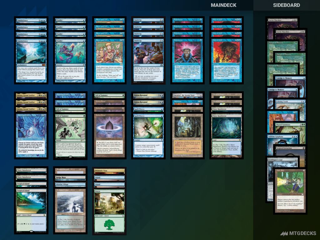 Legacy Show and Tell deck by Joyfulwaffle • MTG DECKS