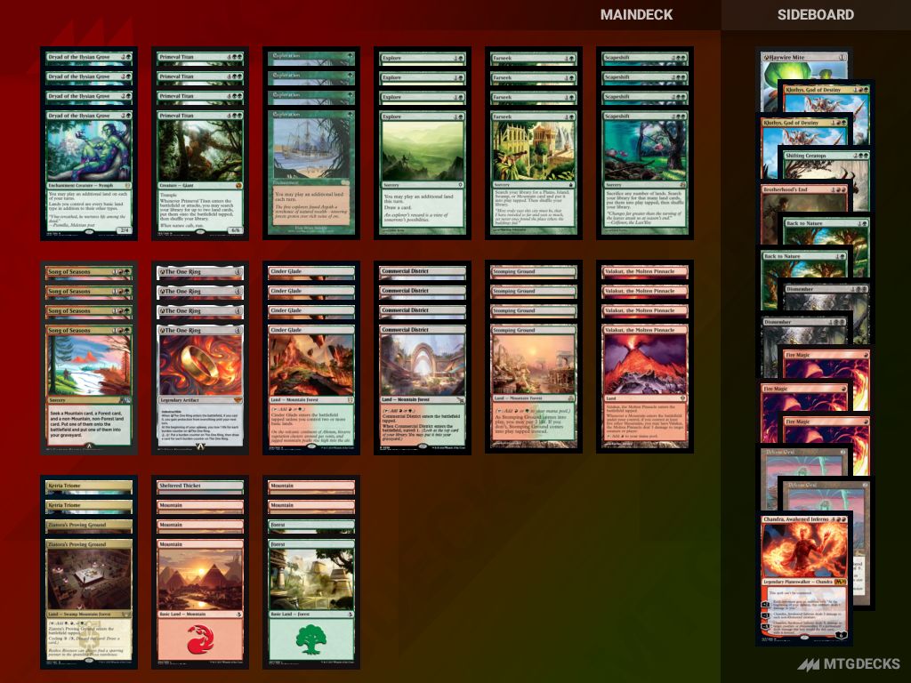 Arena Historic Song Valakut deck by CaptainWasabi • MTG DECKS