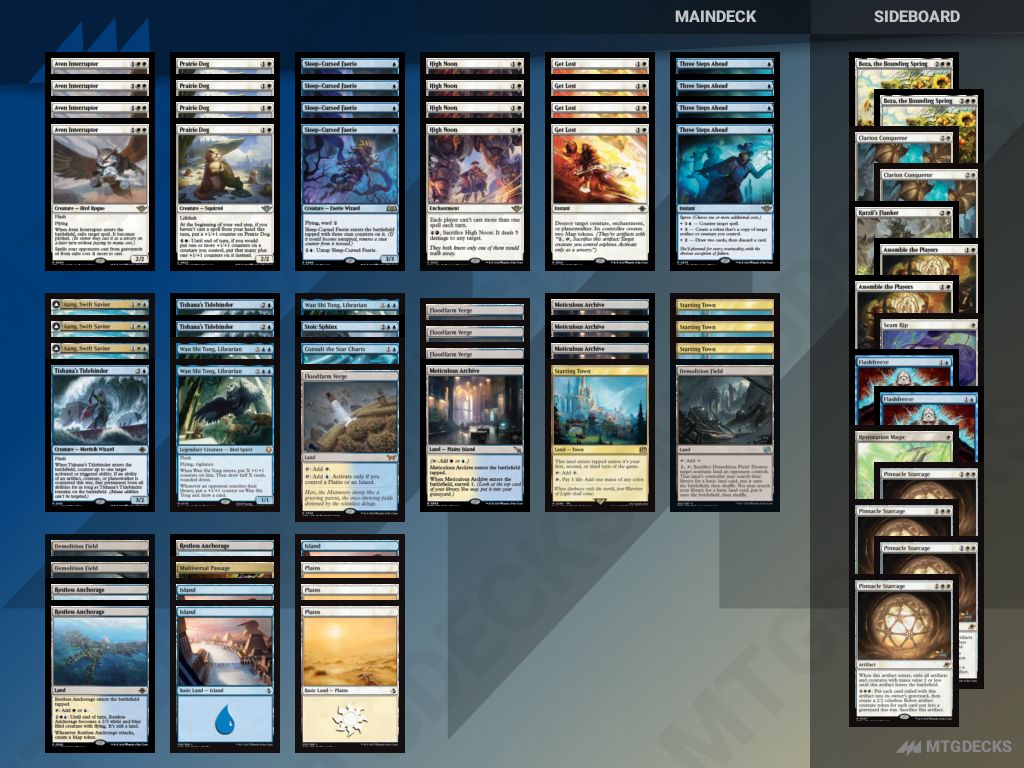 Arena Standard UW Airbend Faeries deck by nolagold • MTG DECKS