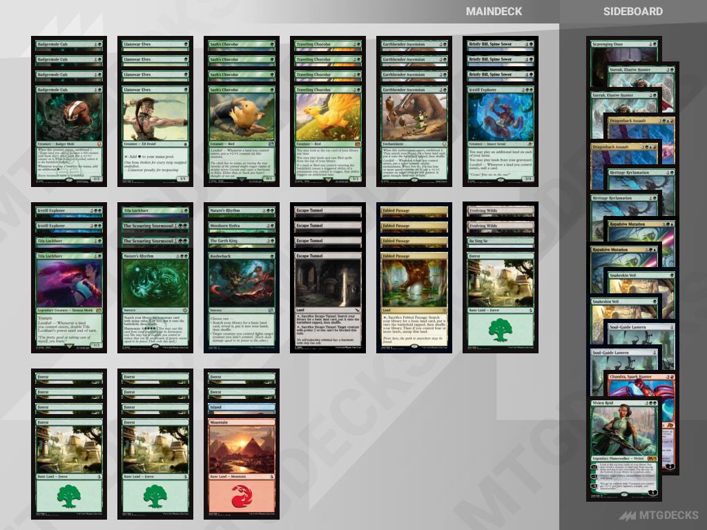 Standard Mono Green Landfall deck by RileyLBJ • MTG DECKS