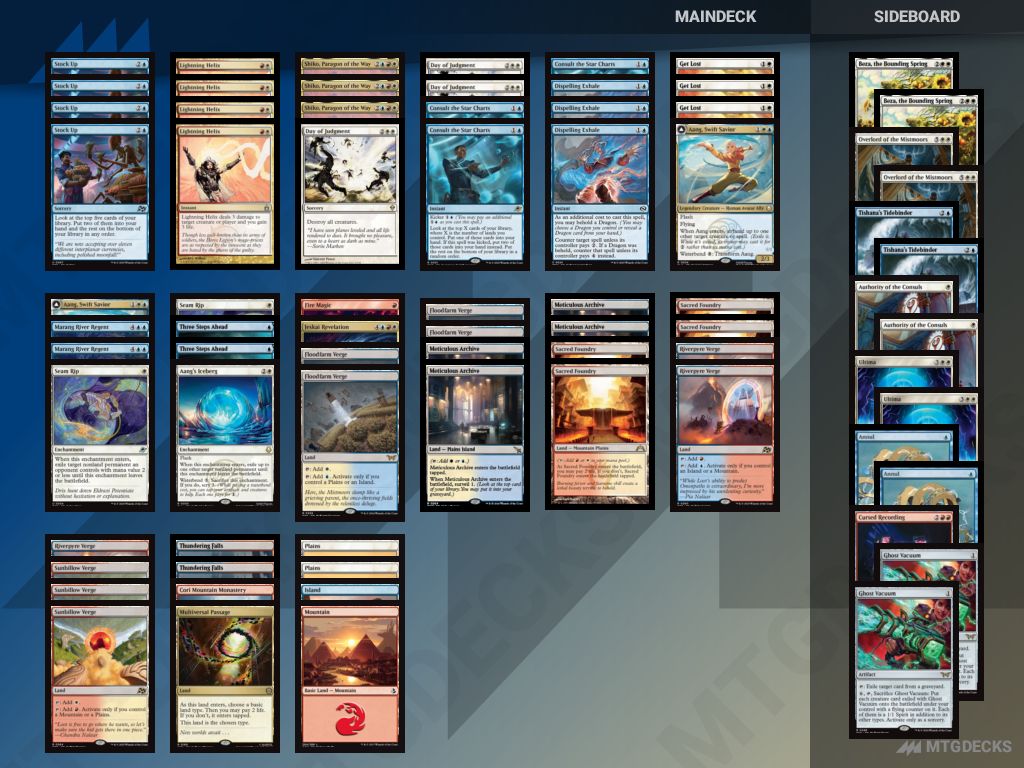 Standard Jeskai Control deck by bomberboss • MTG DECKS