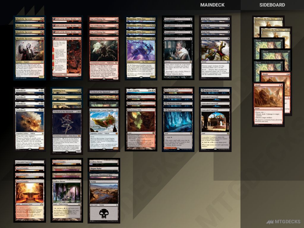 Arena Pioneer pioneer greasefang BO1 deck by Wuuscht • MTG DECKS