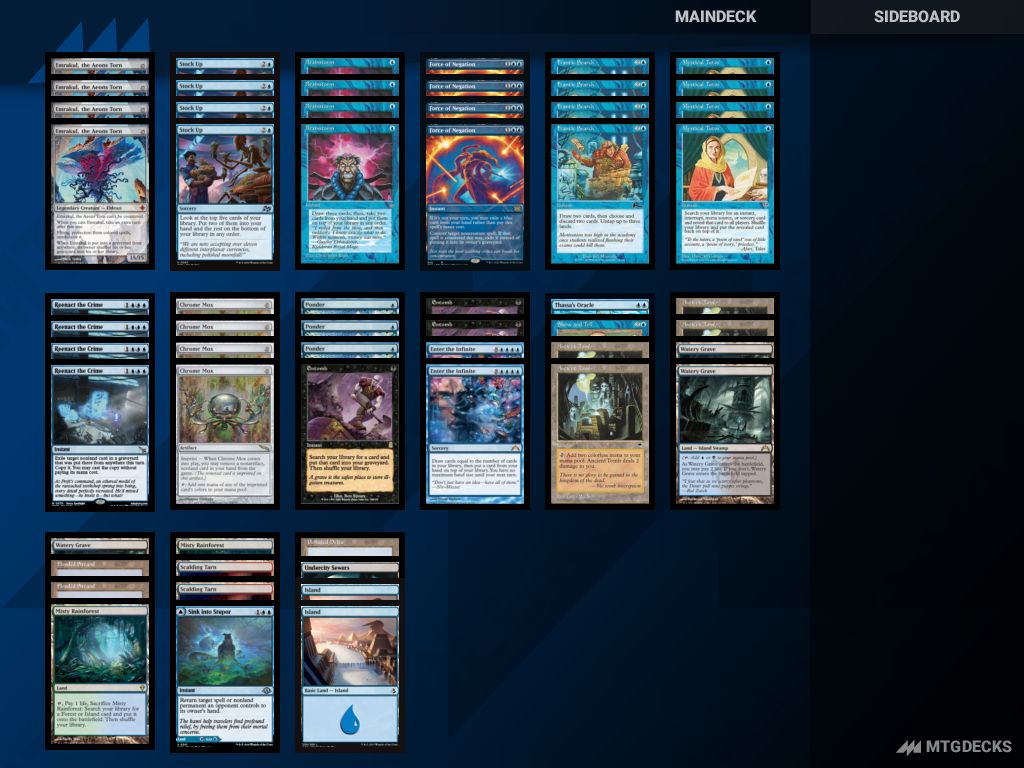 Arena Timeless Reenact the infinite deck by TheSteelCurtain21 • MTG DECKS