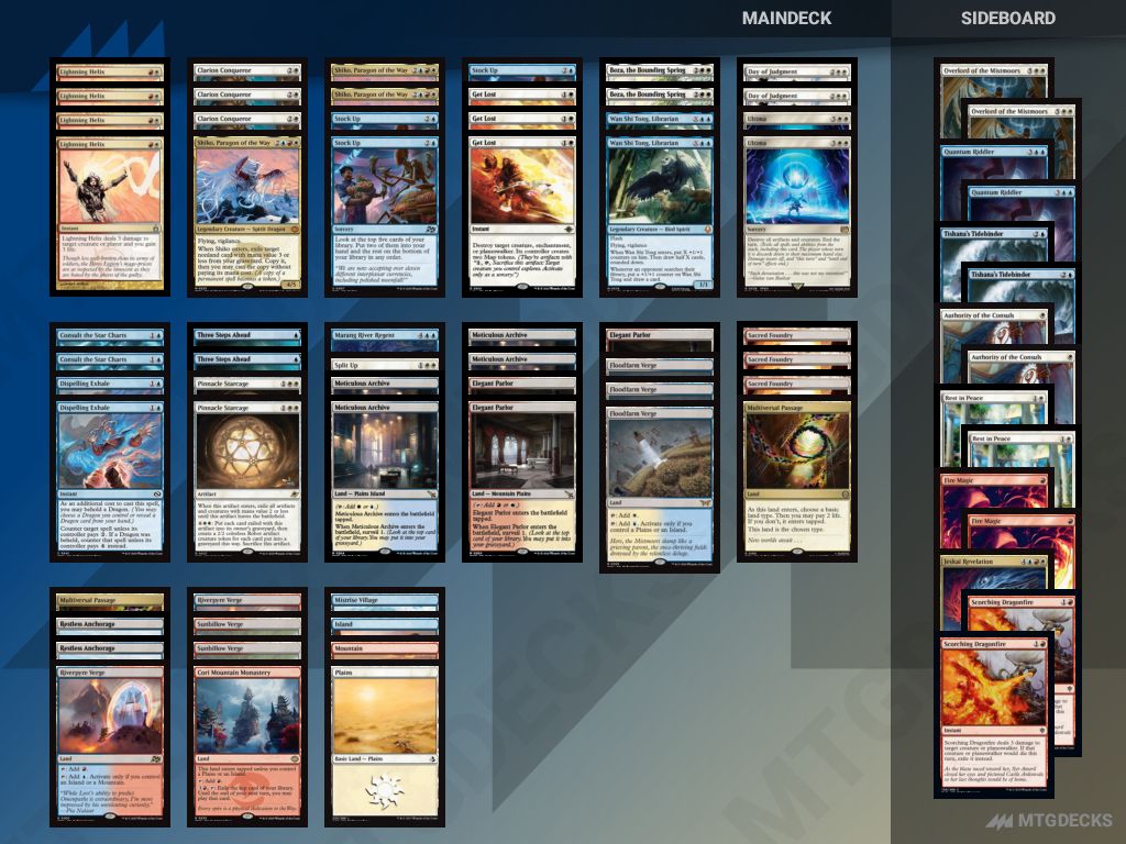 Arena Standard Jeskai Control deck by nuclearcatnip • MTG DECKS