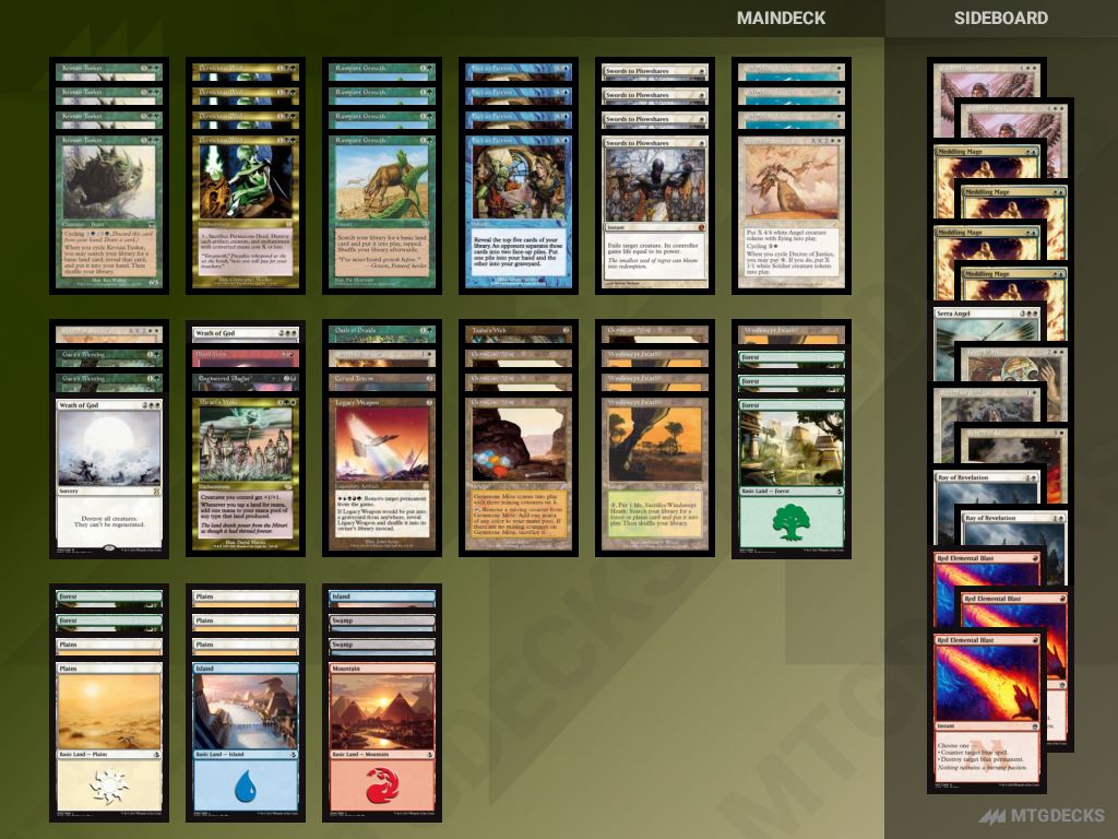 Premodern Oops no Domain (legacy weapon!) deck by Emil Busk • MTG DECKS