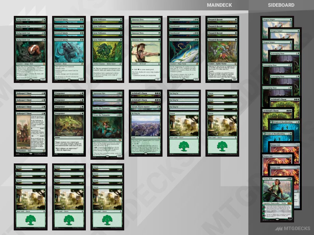 Arena Standard Mono Green Ouroboroid deck by scry_guy • MTG DECKS
