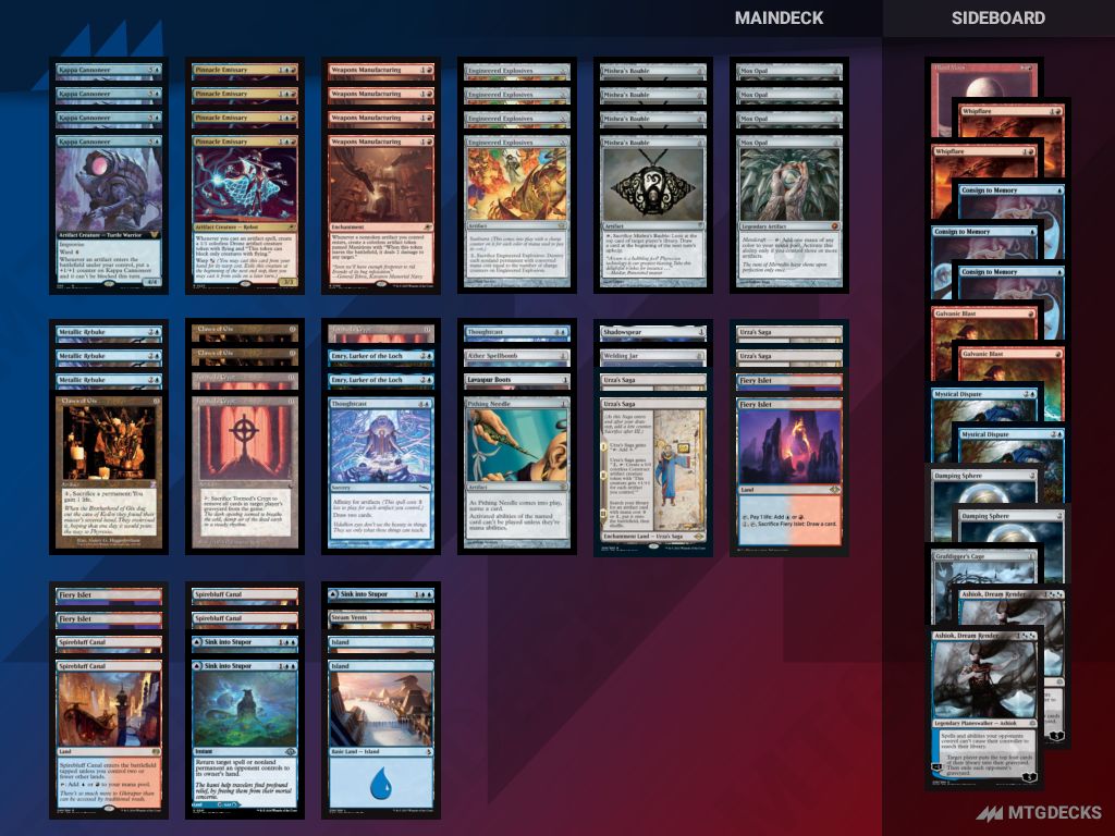 Modern Affinity deck by togoresmtg • MTG DECKS