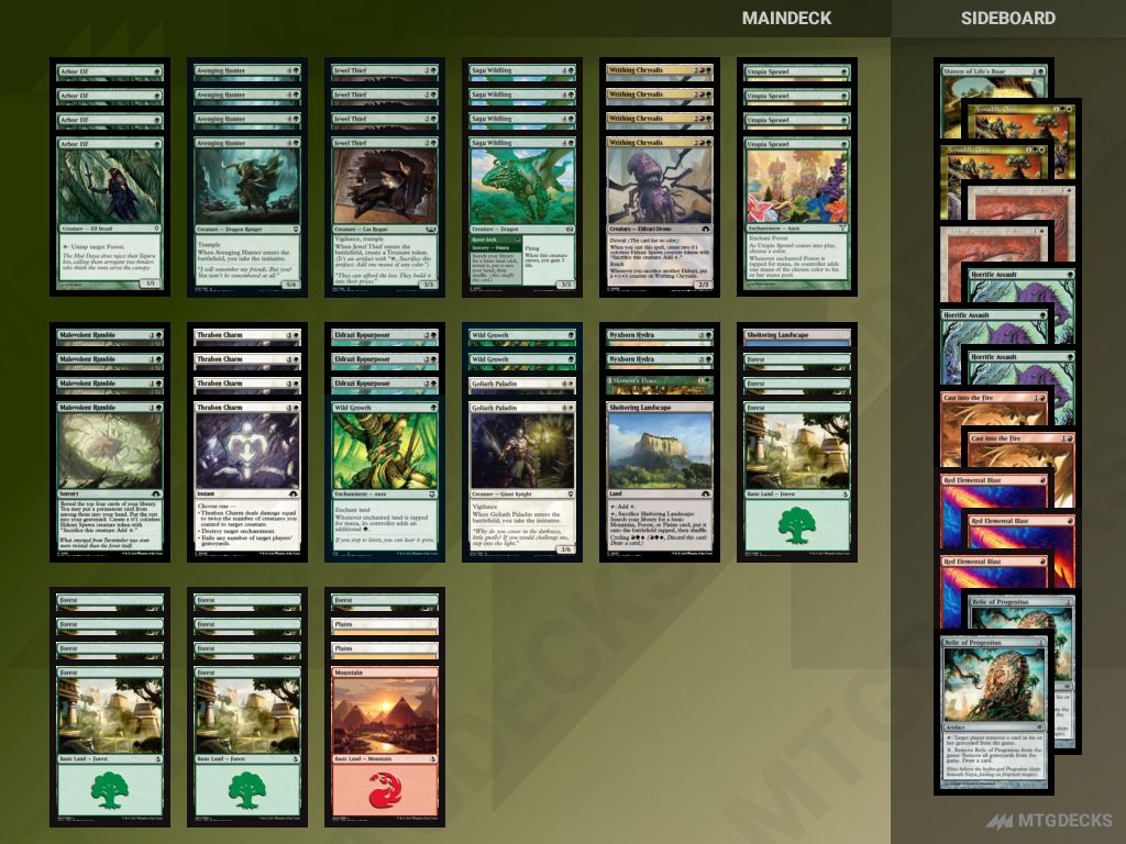 Pauper Naya ramp deck by Martani • MTG DECKS