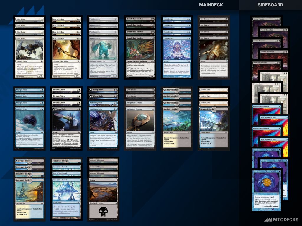 Pauper Esper deck by NikoBosche • MTG DECKS