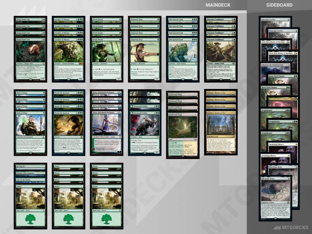 Pioneer Green Devotion deck by Thief_Of_Crowns • MTG DECKS
