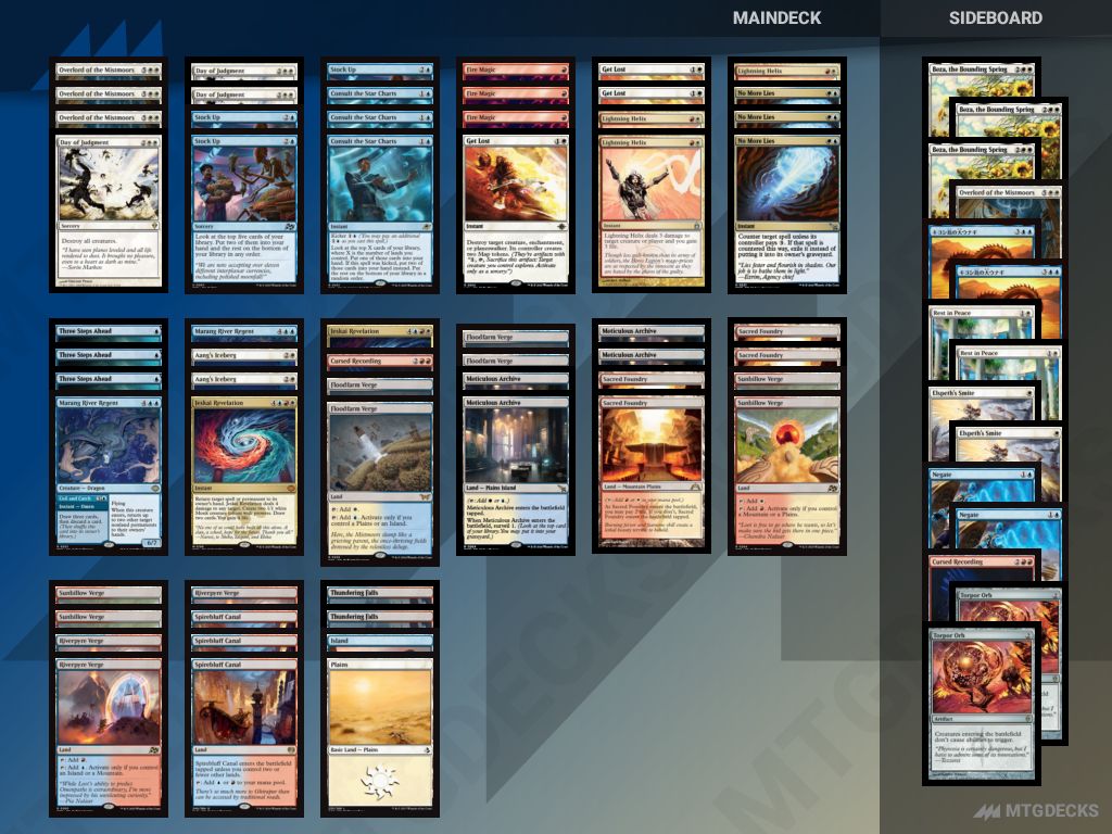 Standard Jeskai Control deck by Chris Botelho • MTG DECKS