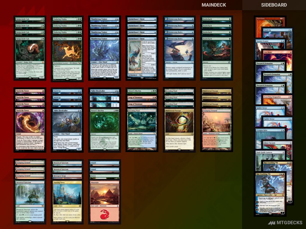 Standard Temur Otters deck by Albert Cordobés • MTG DECKS