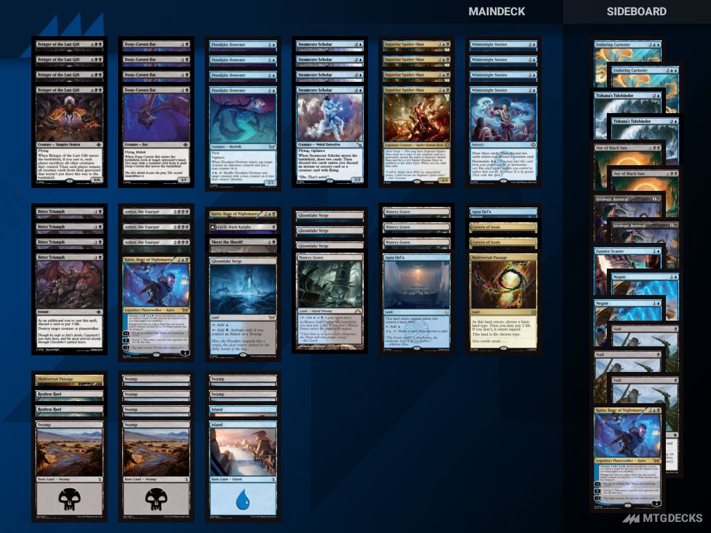 Standard Dimir Midrange deck by Fujii Takashi • MTG DECKS
