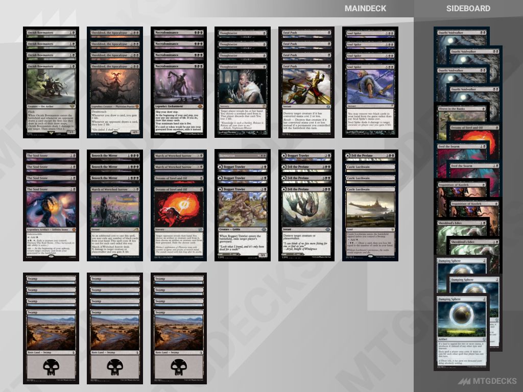 Modern Mono-Black Combo deck by Alex Campbell • MTG DECKS
