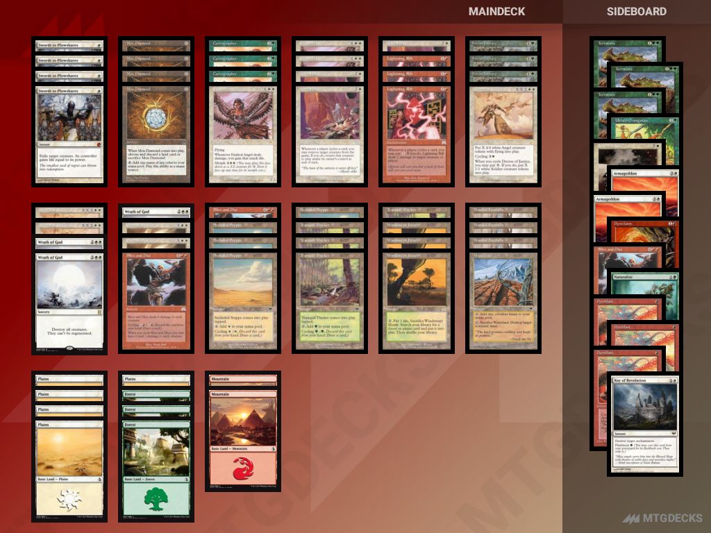Premodern Slide Control deck by Juan Miguel • MTG DECKS