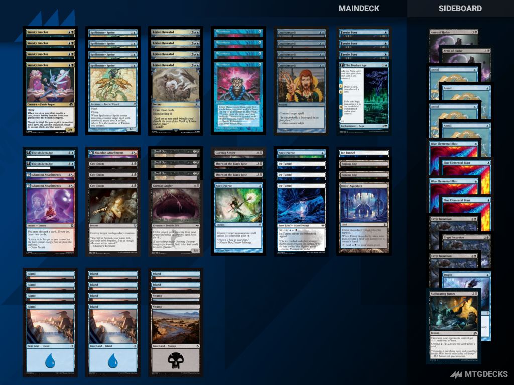 Pauper Dimir Faeries deck by Eder Merino • MTG DECKS