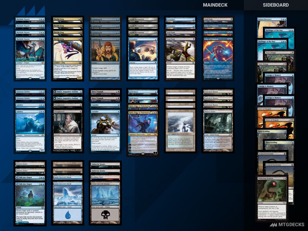 Modern Dimir Frog deck by Zoob5555 • MTG DECKS