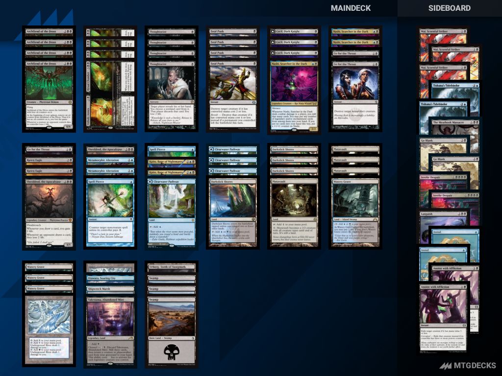 Pioneer ディミーア変態魔神 deck by Sonoe Tadashi • MTG DECKS