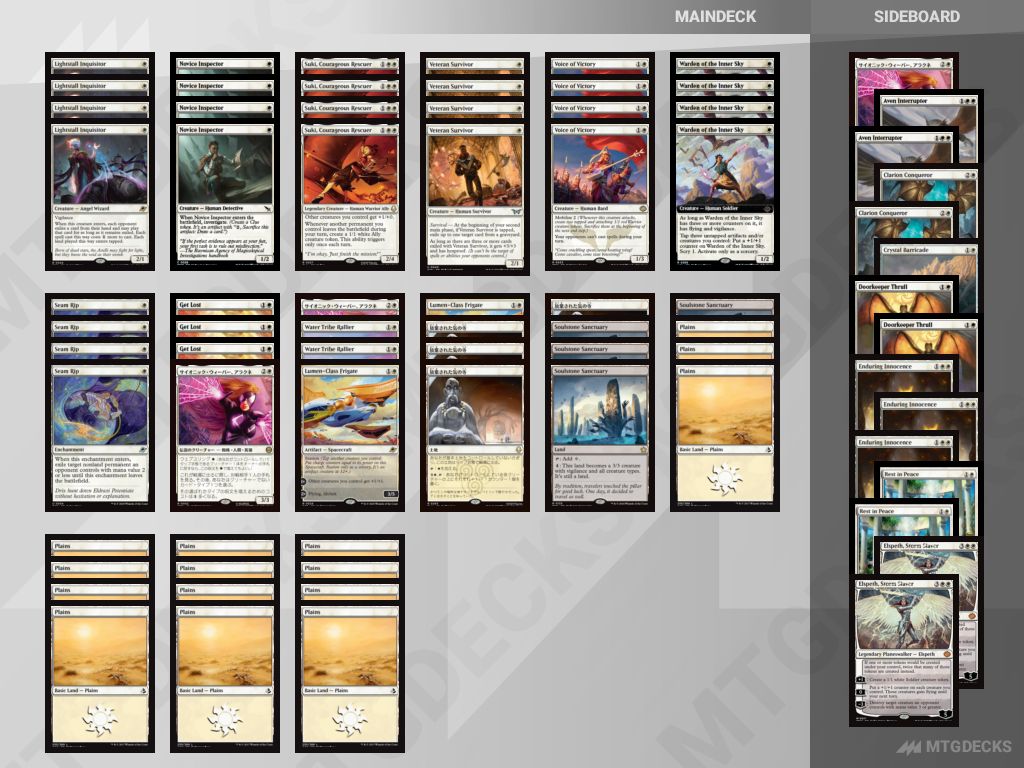 Standard Mono-White Aggro deck by ross_merriam • MTG DECKS