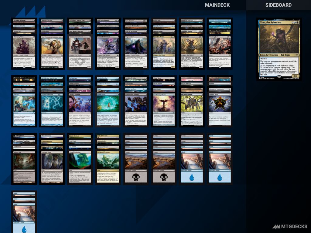 Commander Vren, the Relentless deck by Rick Mueda • MTG DECKS