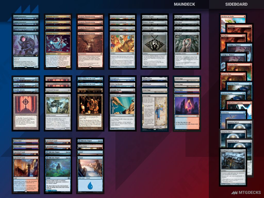 Modern Affinity deck by SirTenno • MTG DECKS